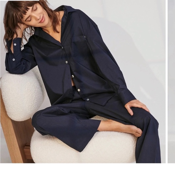 lunya | Intimates & Sleepwear | Lunya Airy Cotton Long Sleeve Pajama ...